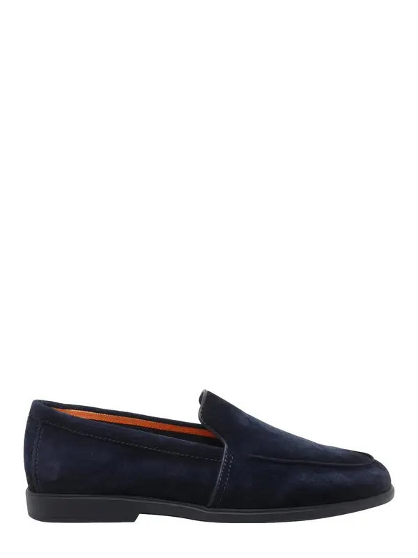 Santoni Malibu Suede Loafers - Blue