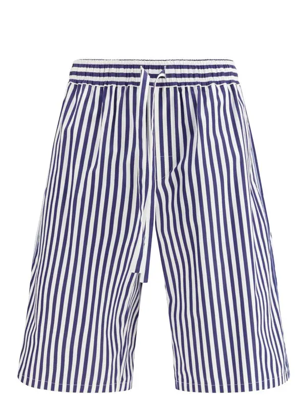 Dolce & Gabbana Striped Drawstring Shorts - Multicolor