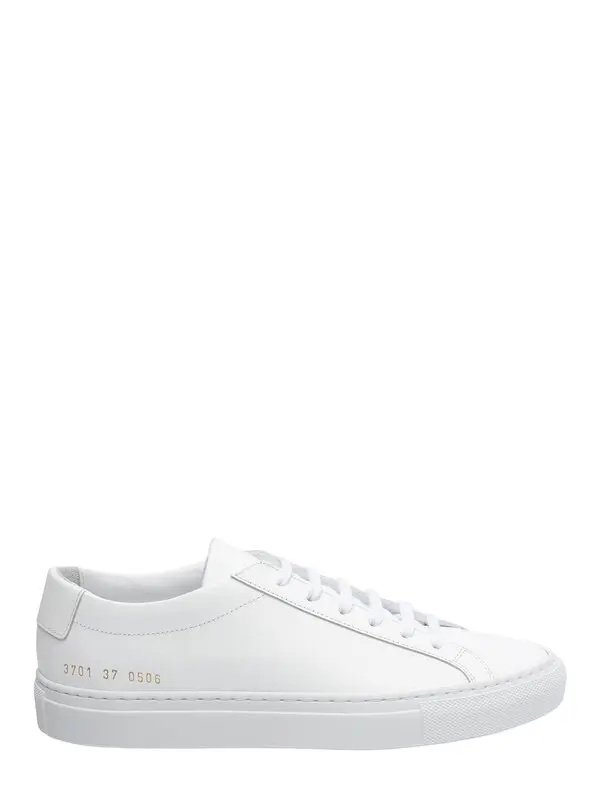 COMMON PROJECTS Achilles Low Leather Sneakers - White