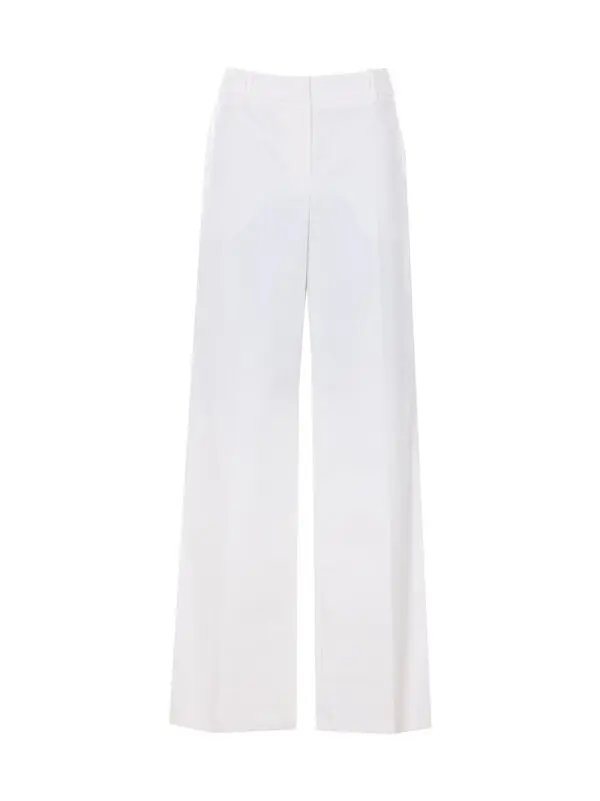 Fendi Wide Leg Trousers - White