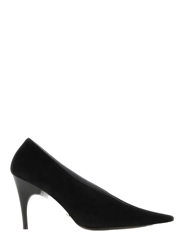 Balenciaga Suede Duchesse 90 Pumps - Black
