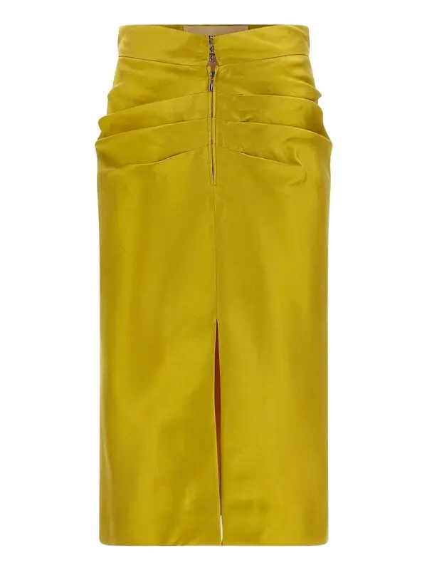 Valentino Garavani Shantung Midi Skirt - Multicolor