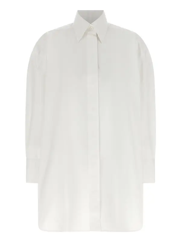 Givenchy Asymmetrical Shirt With French Cuffs - White