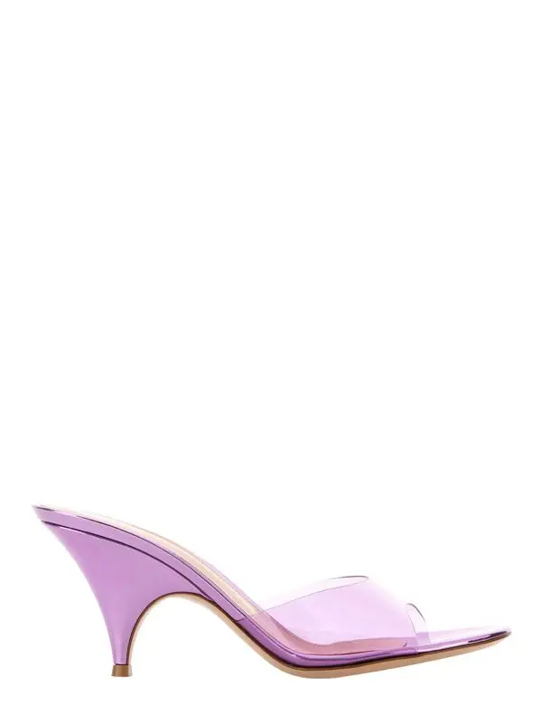 GIANVITO ROSSI Pvc Sofia Mules - Purple