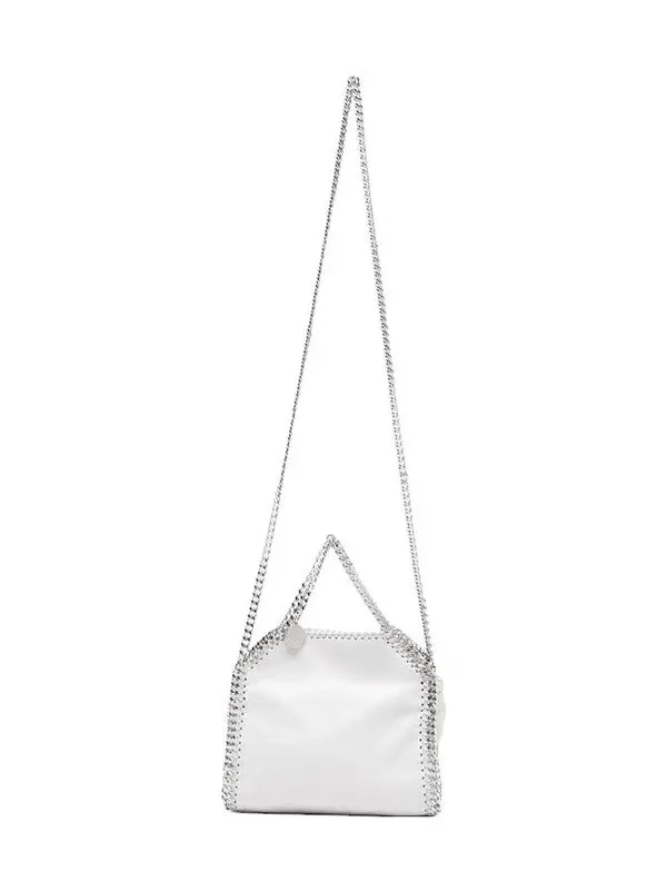 Stella McCartney Shoulder Bag With Chain Detailing - Gray