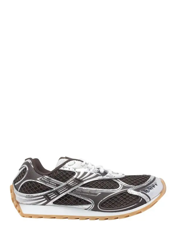 Bottega Veneta Orbit Sneakers - Silver