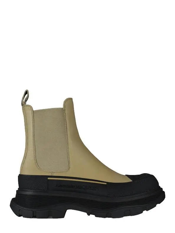 Alexander McQueen Tread Slick Chelsea Boots - Cream