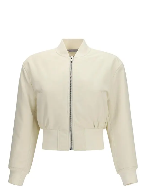 Balenciaga Cropped Bomber Jacket In Technical Faille - Multicolor