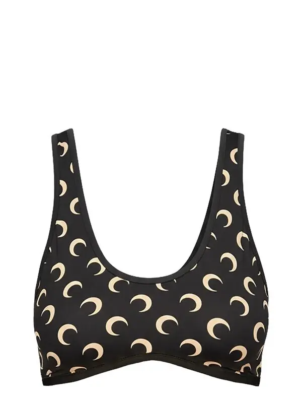 MARINE SERRE Moon Print Top - Black