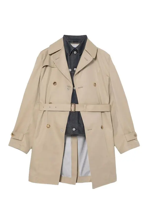 Junya Watanabe Cotton Trench Coat - Cream