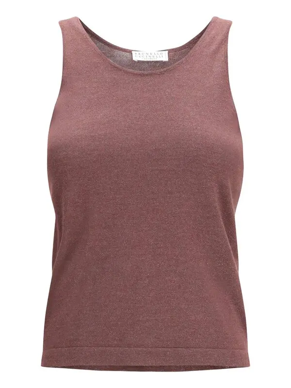Brunello Cucinelli Sparkling Knit Tank Top - Multicolor