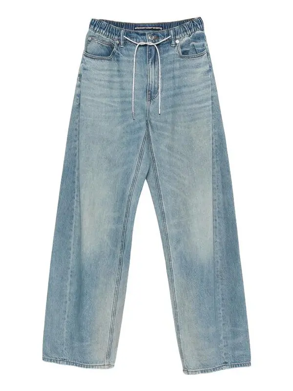 Alexander Wang Wide-leg Denim Jeans - Blue