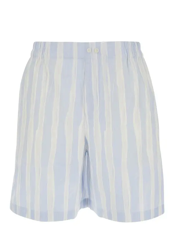 Jacquemus Le Short Calecon Striped Cotton Shorts - Multicolor