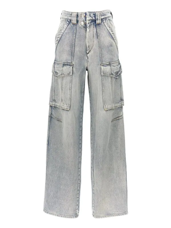 Isabel Marant Étoile Heilani Wide Leg Jeans - Blue