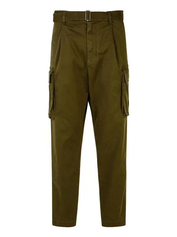 Dsquared2 Cargo Pants With Belted Waist - Green