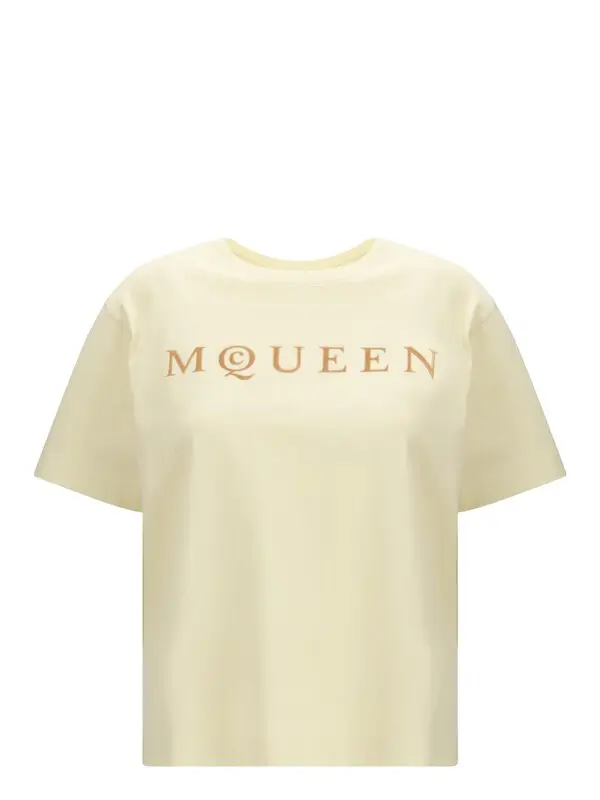 Alexander McQueen Logo T-shirt - Yellow