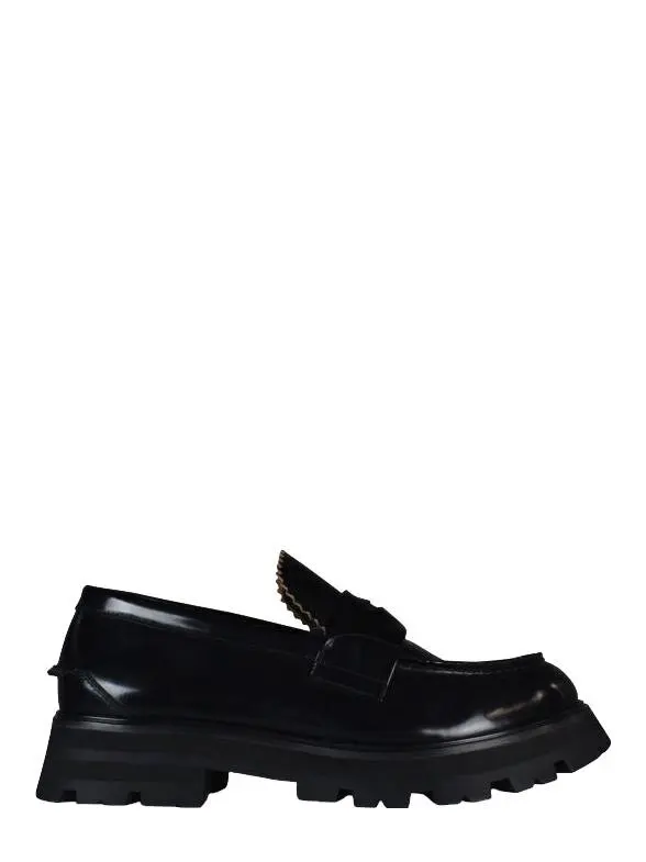 Alexander McQueen Seal Loafers - Black