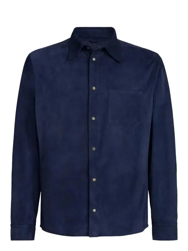 Brunello Cucinelli Pocket Shirt - Blue