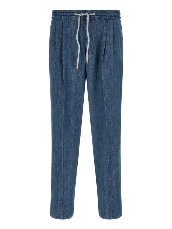 Brunello Cucinelli Lightweight Denim Jeans - Blue