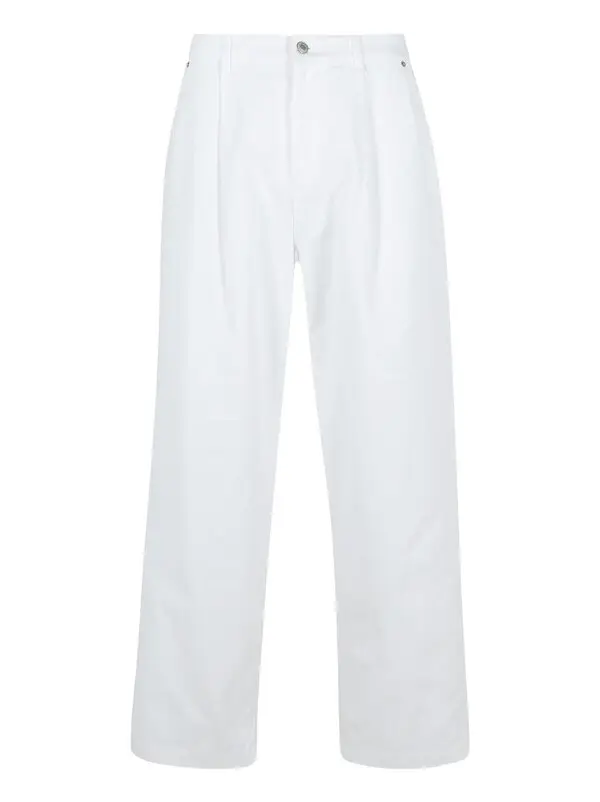 Moschino Cotton Pants - White