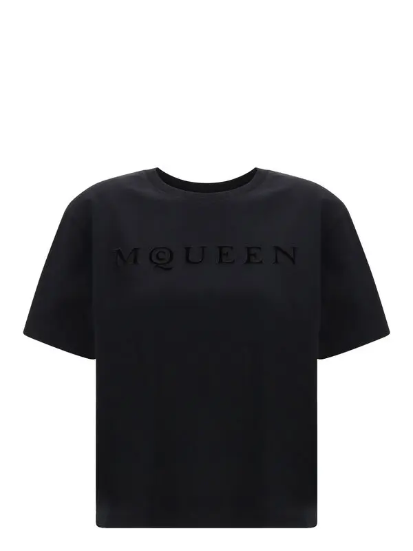 Alexander McQueen Logo T-shirt - Black