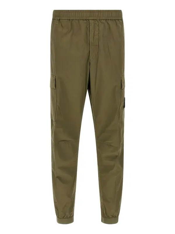 Stone Island 3100031 Paracadute Cargo Trousers - Green