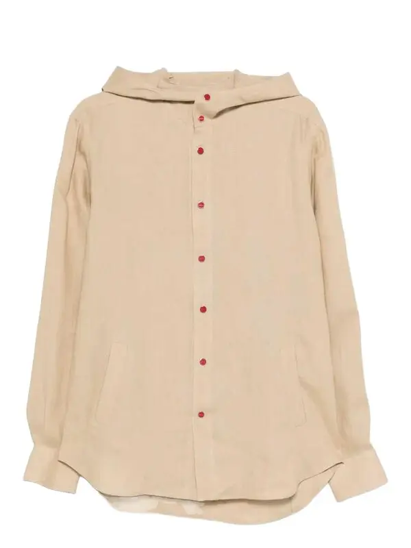 Kiton Hooded Shirt - Multicolor