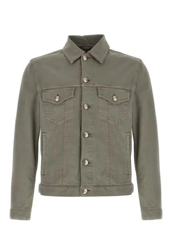 Brunello Cucinelli Denim Jacket - Gray
