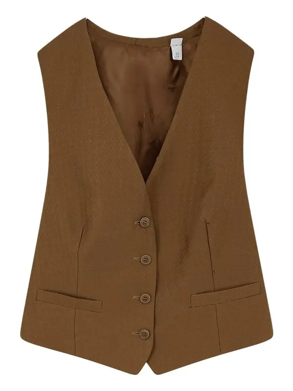 Burberry Warren Wool And Mohair Vest - Multicolor