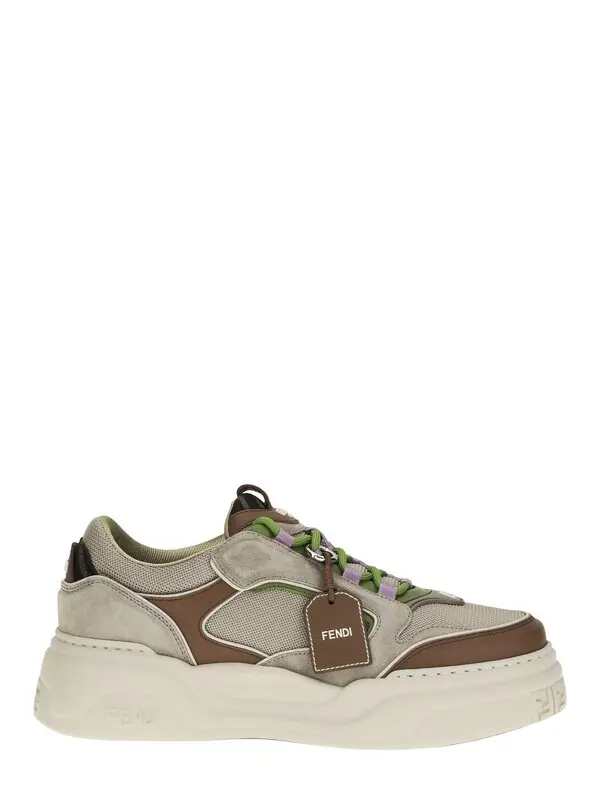 Fendi Force Sneakers - Brown