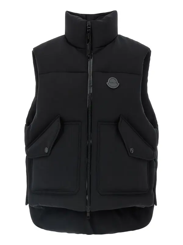 Moncler X Edward Enninful 'otis' Puffer Vest - Black
