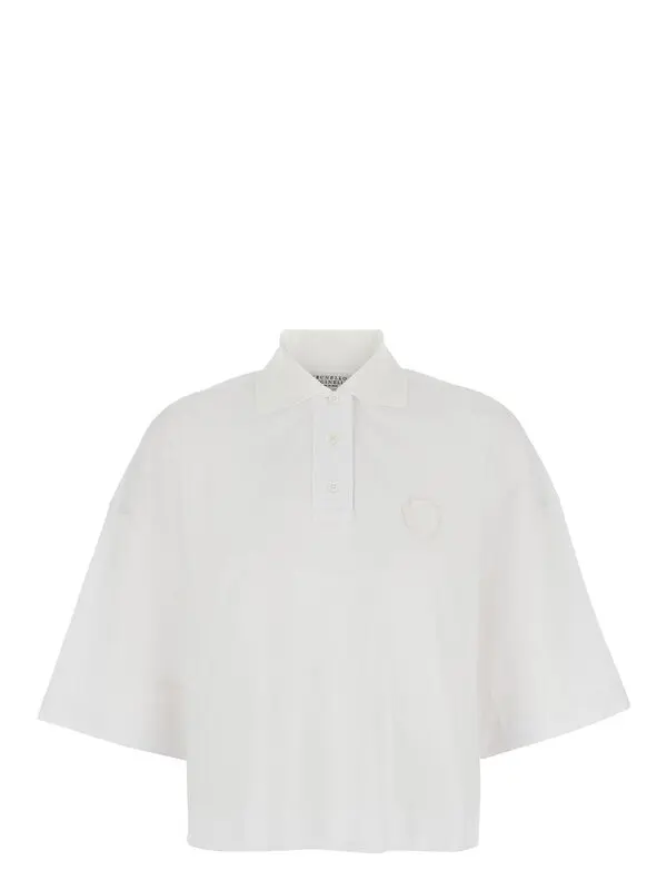 Brunello Cucinelli Cotton Polo With Logo Patch - Multicolor