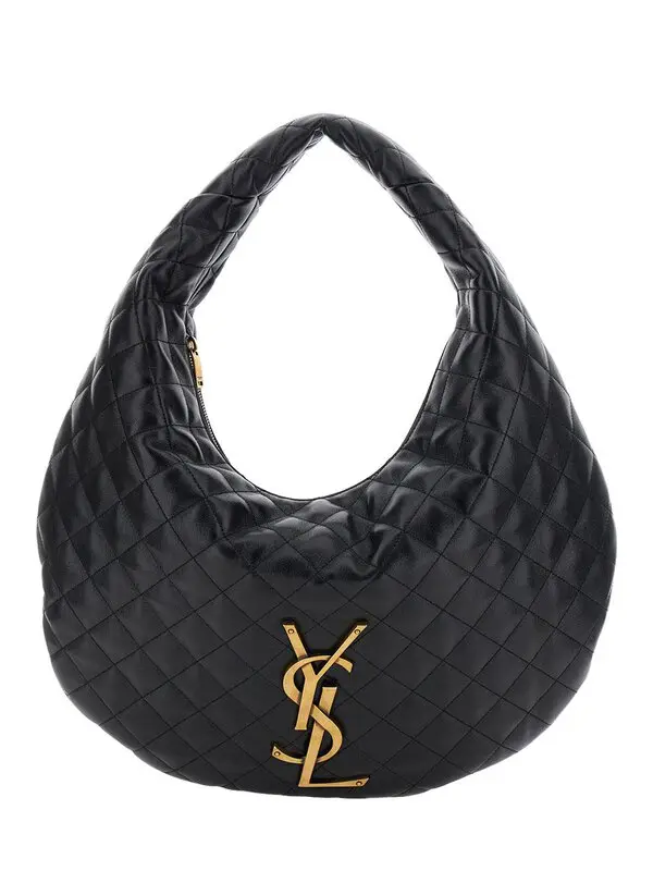 Saint Laurent Quilted Leather Hobo Shoulder Bag - Multicolor