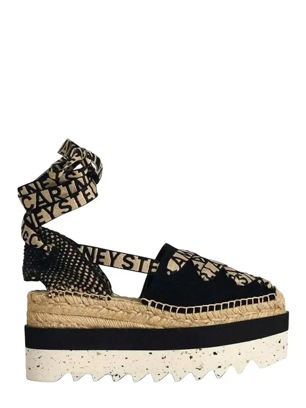Stella McCartney Gaia Platform Espadrilles - Black