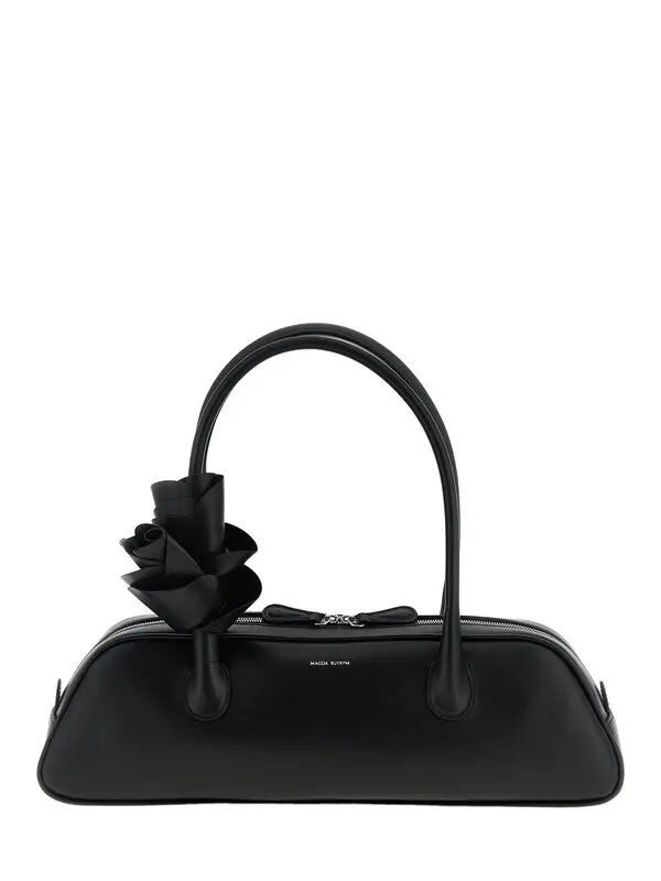 Magda Butrym Brigitte Suede Shoulder Bag - Black