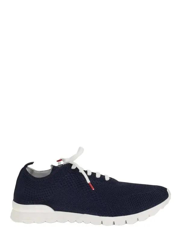 Kiton Knit Upper Lace-up Sneakers - Blue