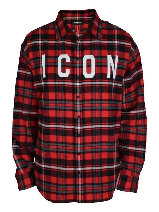 Dsquared2 Flannel Shirt - Red