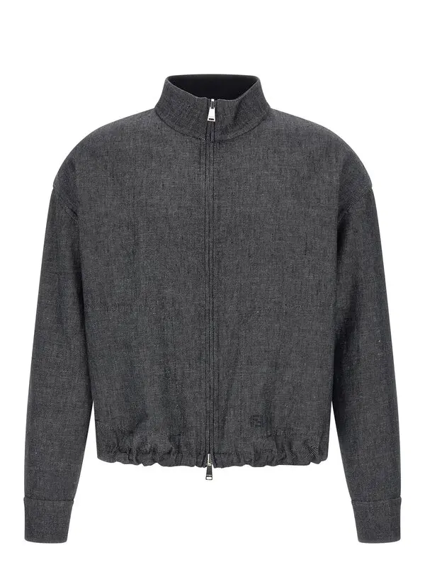 Fendi Ff Selleria Reversible Blouson - Blue