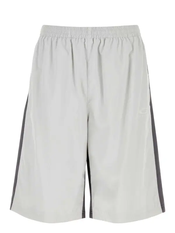 Balenciaga Two-tone Tech Fabric Bermuda Shorts - Multicolor