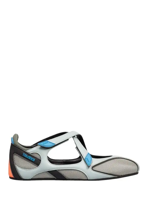 Attico Blue Floor 01 Logo Combination Ballet Flats - Multicolor