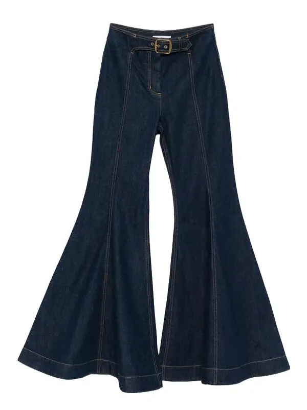 Zimmermann Denim Flared Jeans - Blue