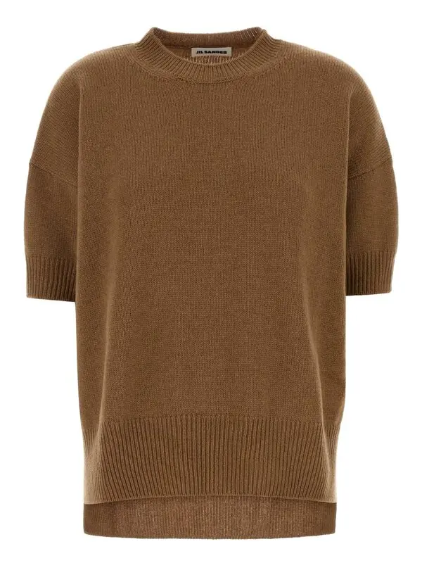 JIL SANDER Cashmere Pullover Sweater - Brown