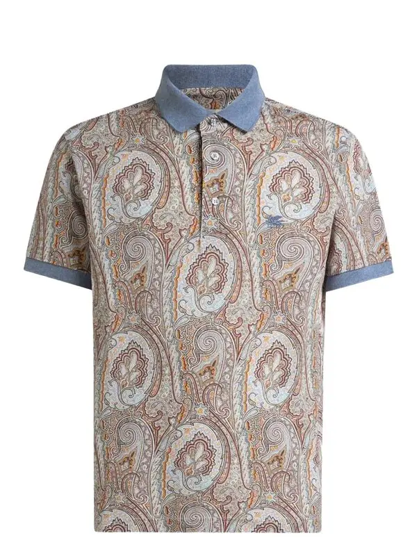Etro Piqué Polo - Multicolor