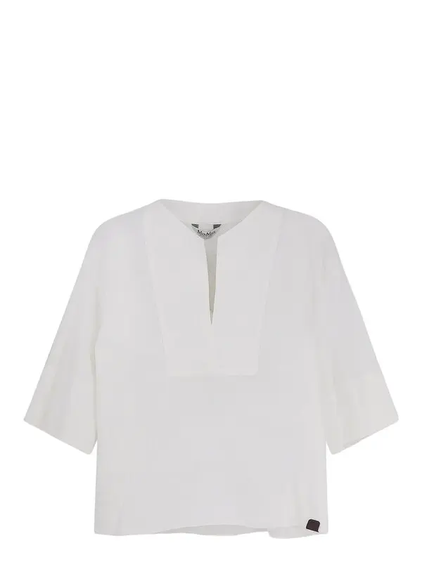 Max Mara Linen And Viscose Shirt - Multicolor