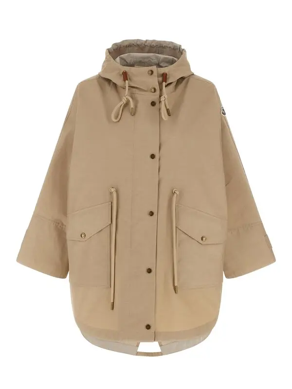Moncler Brunnera Cotton Parka - Cream
