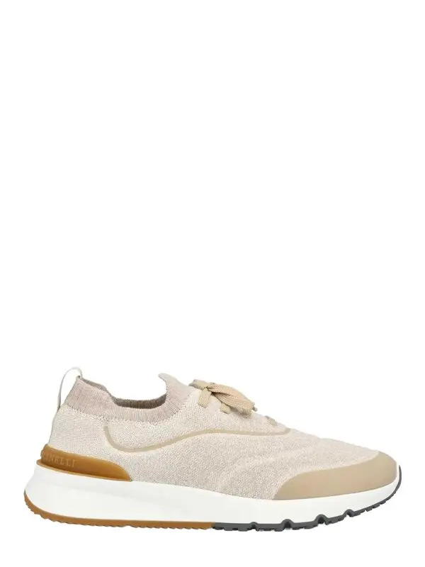 Brunello Cucinelli Lace-up Suede Detail Sneakers - Multicolor