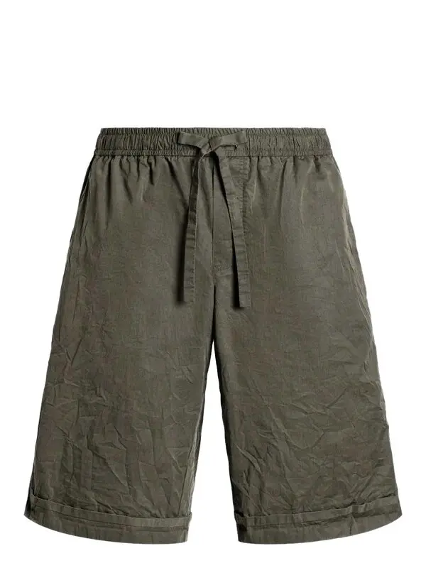 Dolce & Gabbana Drawstring Shorts With Pockets - Gray