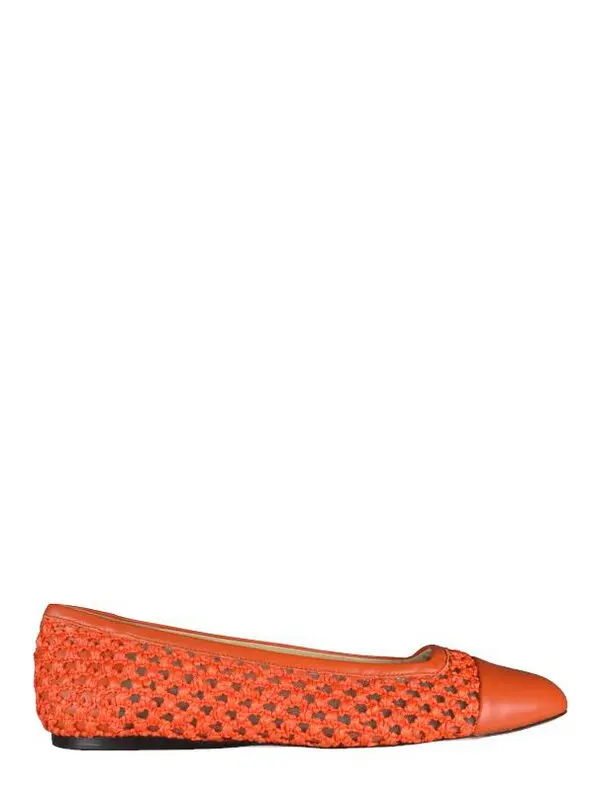 JIMMY CHOO Watson Flat Ballerinas - Orange