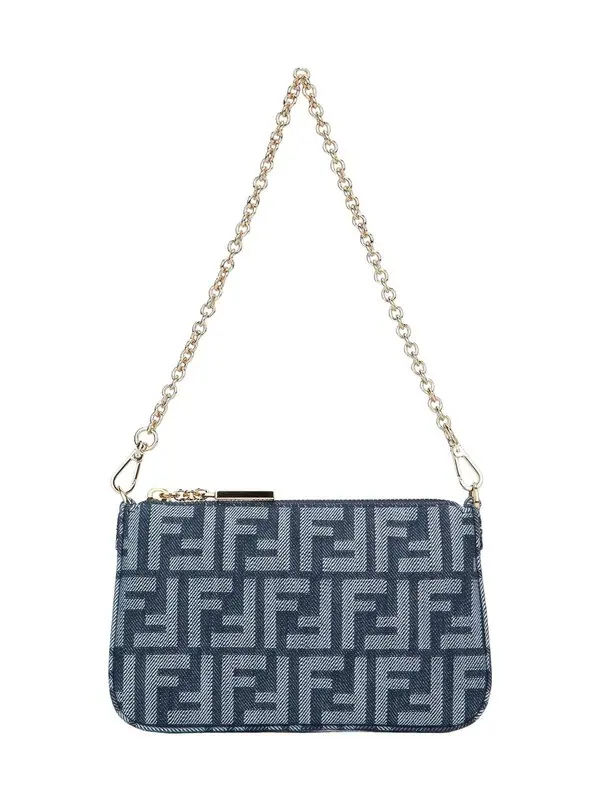Fendi Baguette Pouch Tessuto Ff - Multicolor