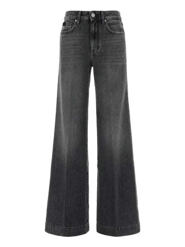 Jacob Cohen Jackie Vintage High Rise Wide Leg Palazzo Jeans - Multicolor